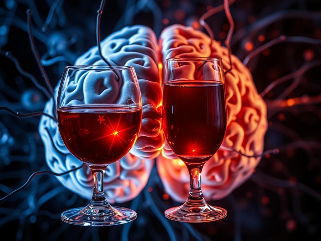Effects of Caffeine and Alcohol on Neurons